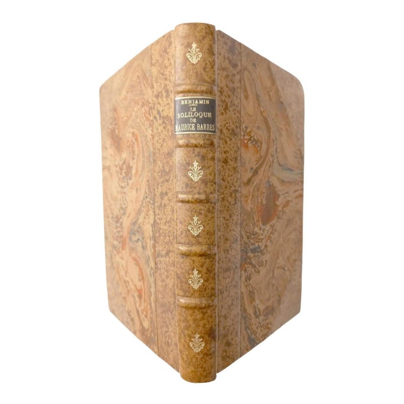 Le Soliloque de Maurice Barrès. Eau-forte de Renefer. Lettrines gravées ...