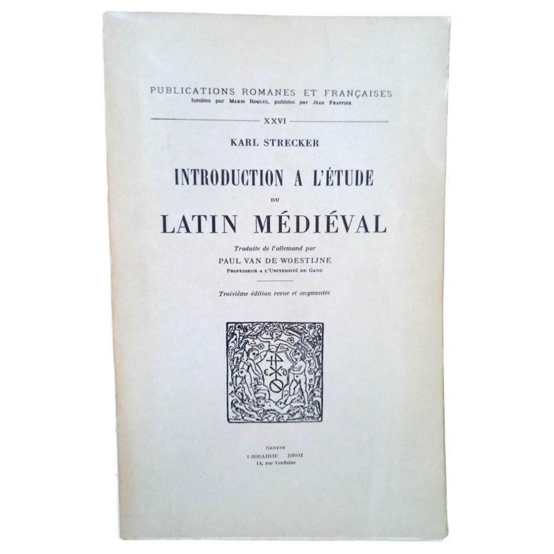 Introduction à l'étude du latin médiéval, traduite de l'allemand par ...
