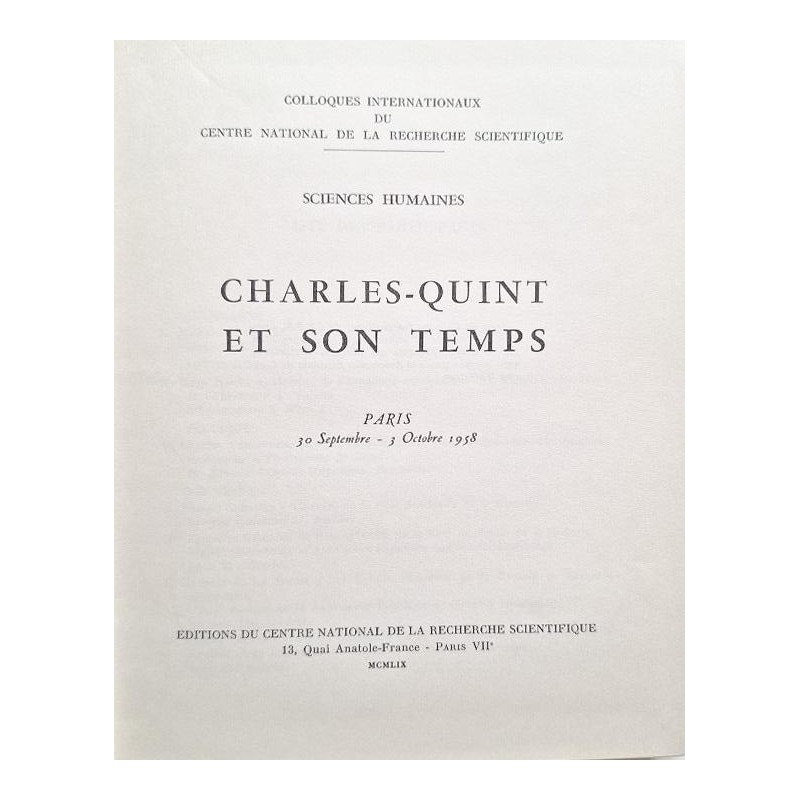 Charles-Quint et son temps