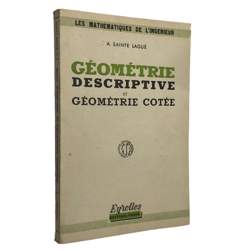 Géométrie descriptive et géométrie cotée
